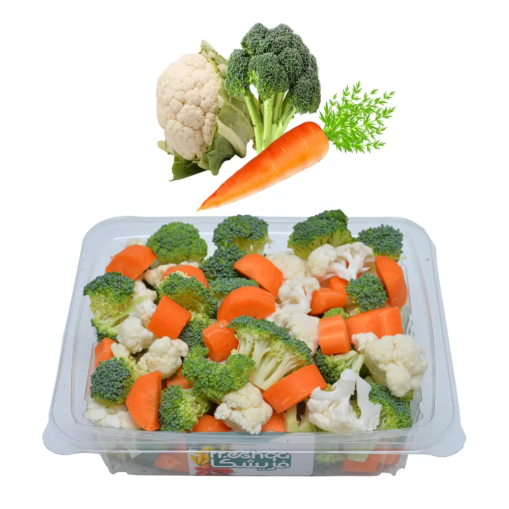 Fresh Mix Vegetables (Broccoli, Carrot, Cauliflower) - Freshqa