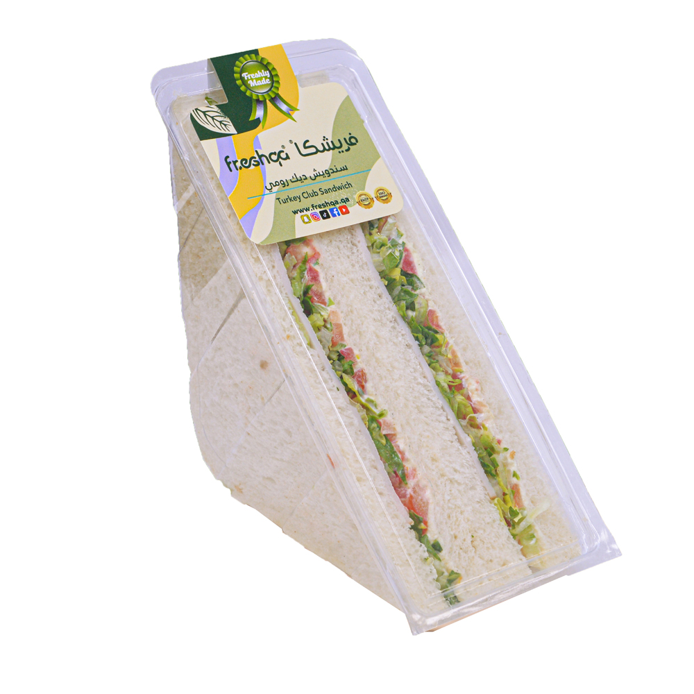 Fresh Turkey Club Sandwich - Freshqa